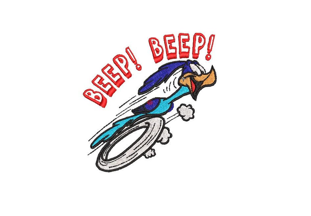 Road Runner Embroidery - Etsy