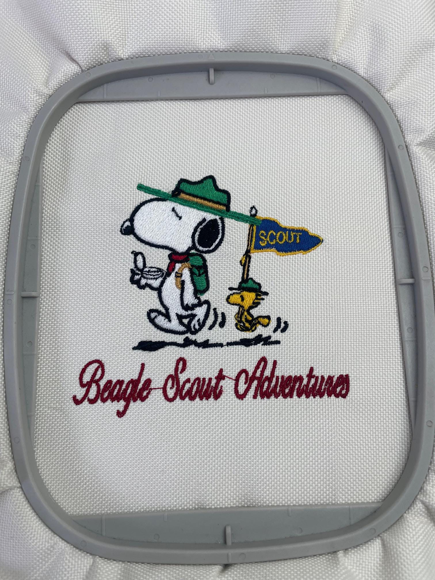 Snoopy Scout With Woodstock Embroidery - Etsy