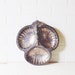 Triple Shell Silver Serving Dish Shell Serving Dish Silver - Etsy