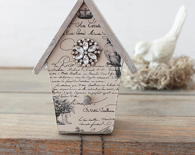 Weathered French Farmhouse Birdhouse Cuckoo Clock - Etsy