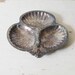 Triple Shell Silver Serving Dish Shell Serving Dish Silver - Etsy