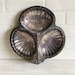 Triple Shell Silver Serving Dish Shell Serving Dish Silver - Etsy