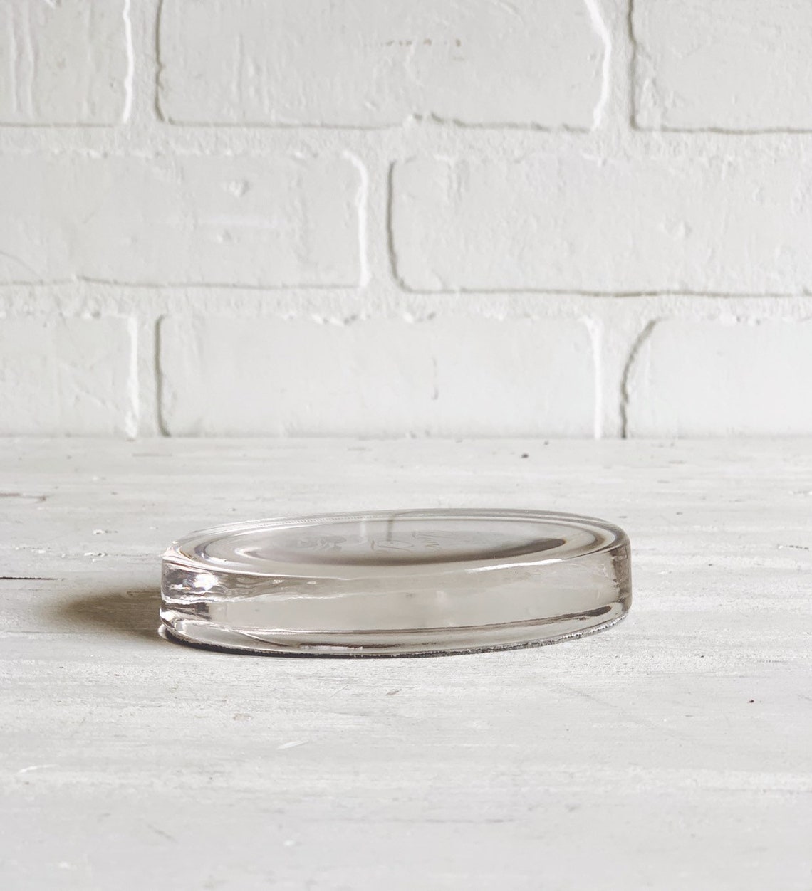 Vintage Glass Paper Weight, Glass Paper Weight, Live Love Laugh, Office ...