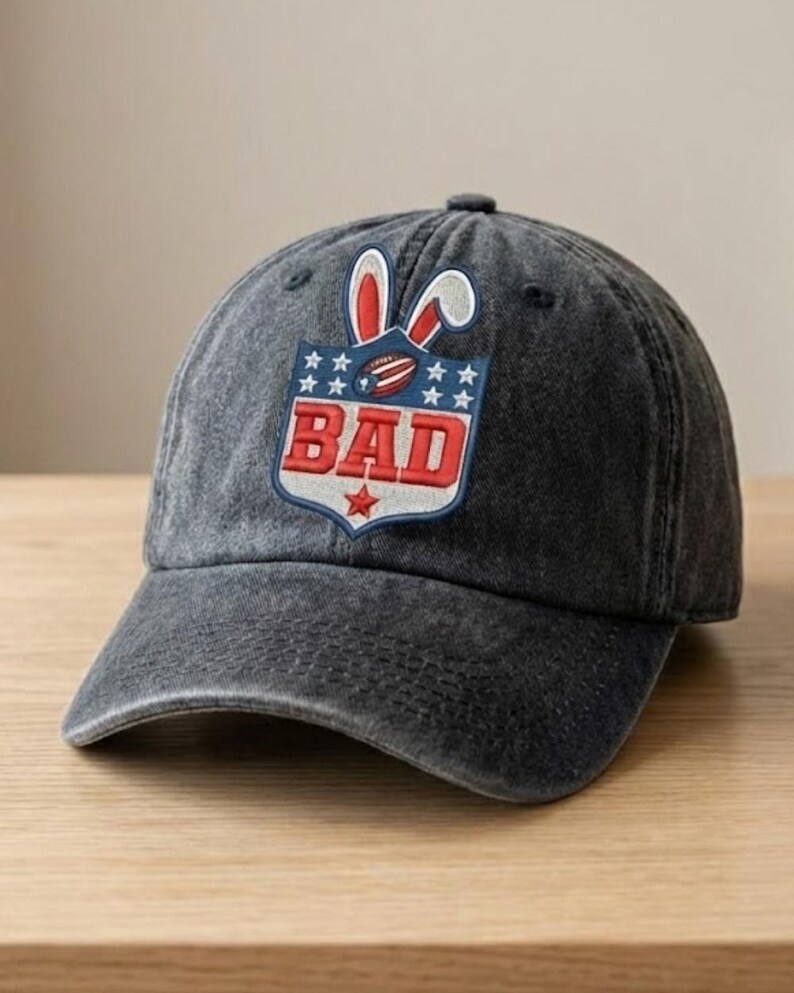 Benito Bunny Fan Cap, Team Bad Benito Bowl Embroidered Cap, Puerto Rico ...