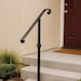 Volute Fist Wrought Iron Handrail – Indoor/outdoor, 1-3 Steps - Etsy