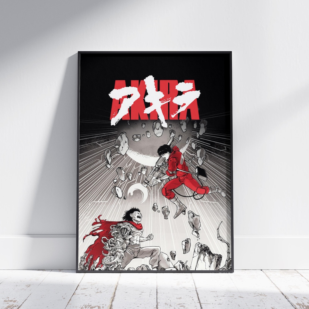 Akira 1988 Movie Poster | Printable Anime Art | High-res Digital ...
