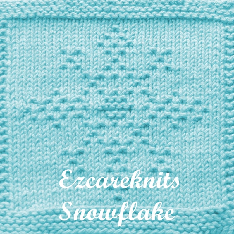 Knit Snowflake - Etsy