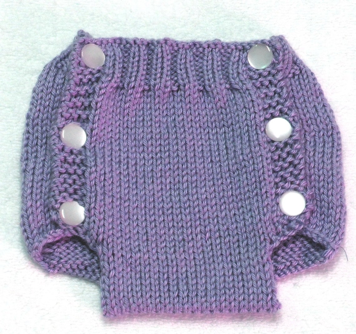 Diaper Cover Knitting Pattern PDF Medium 3 to 6 Months - Etsy