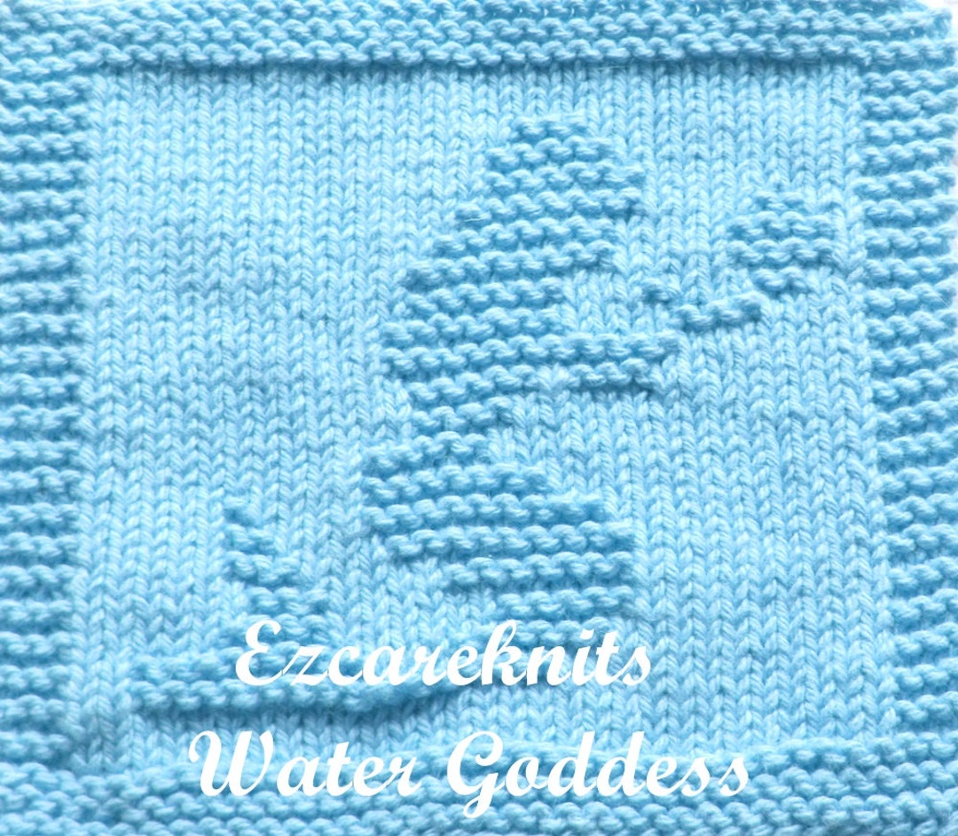 Knitting Cloth Pattern WATER GODDESS PDF - Etsy