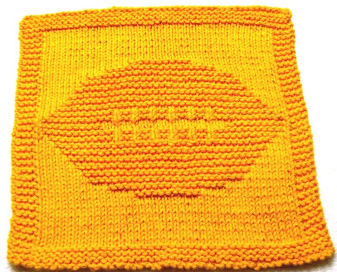 Large Knitting Cloth Patterns - Football - PDF - Etsy