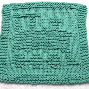 Knitting Cloth Pattern - TRAIN - PDF - Etsy