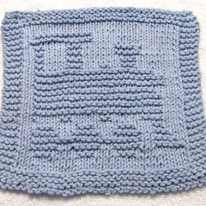 Knitting Cloth Pattern - TRAIN - PDF - Etsy
