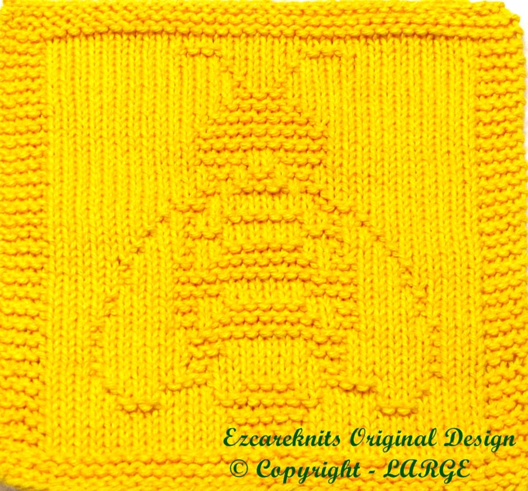 Knitting Cloth Pattern - BEE - PDF - Etsy