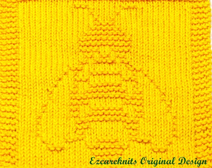 Buzzy Bee Baby Blanket Knitting Pattern PDF - Etsy