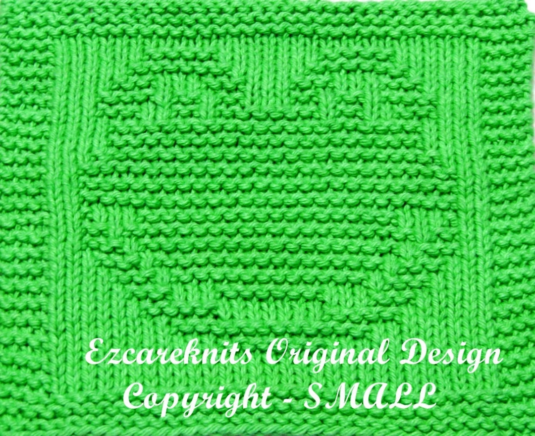 Knitting Cloth Pattern - FROGGY FACE - PDF - Etsy