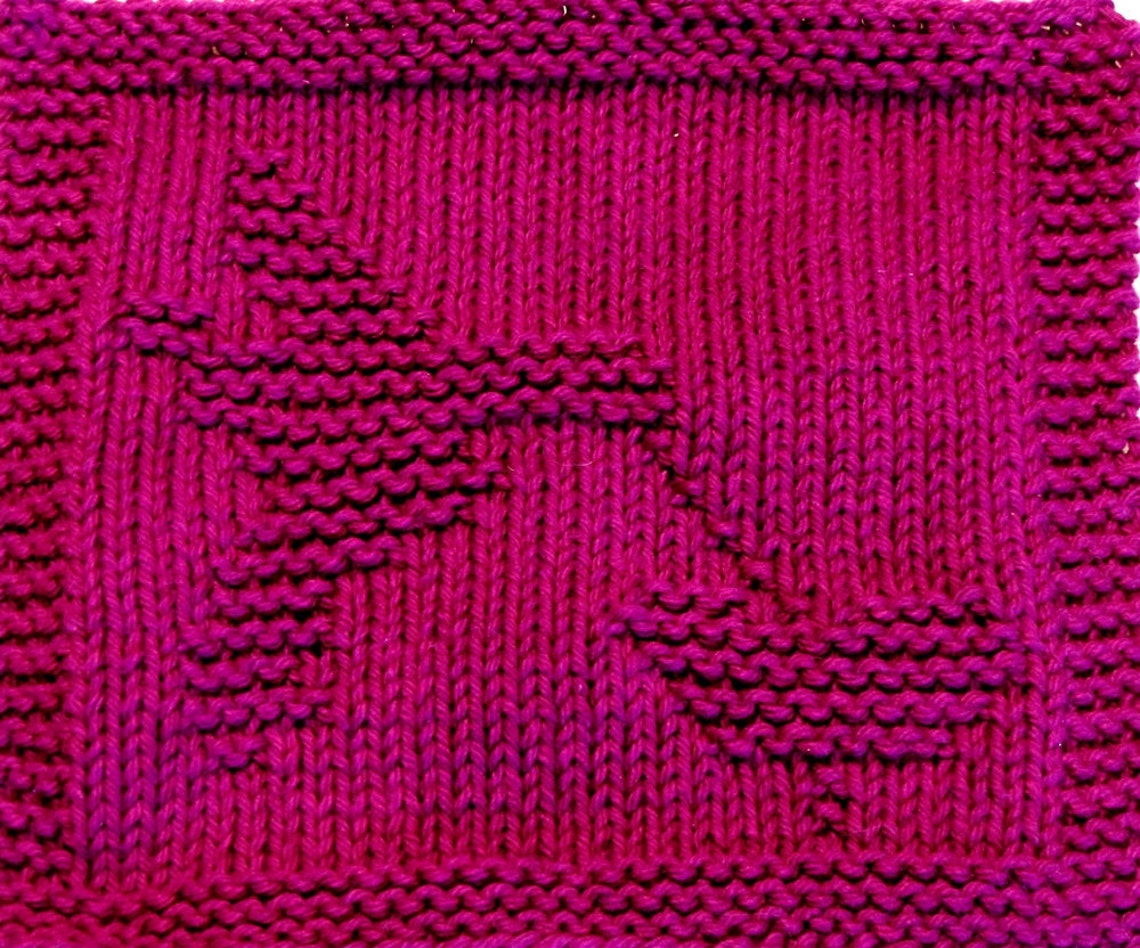 Knitting Cloth Pattern HUMMINGBIRD and FLOWER PDF - Etsy