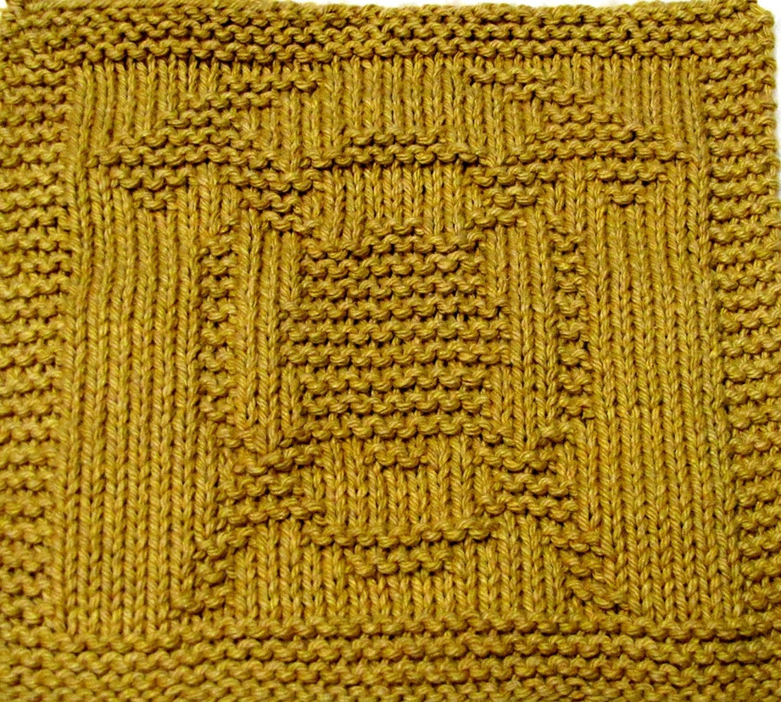 Large Knitting Cloth Pattern FIREFIGHTER EMBLEM PDF | Etsy