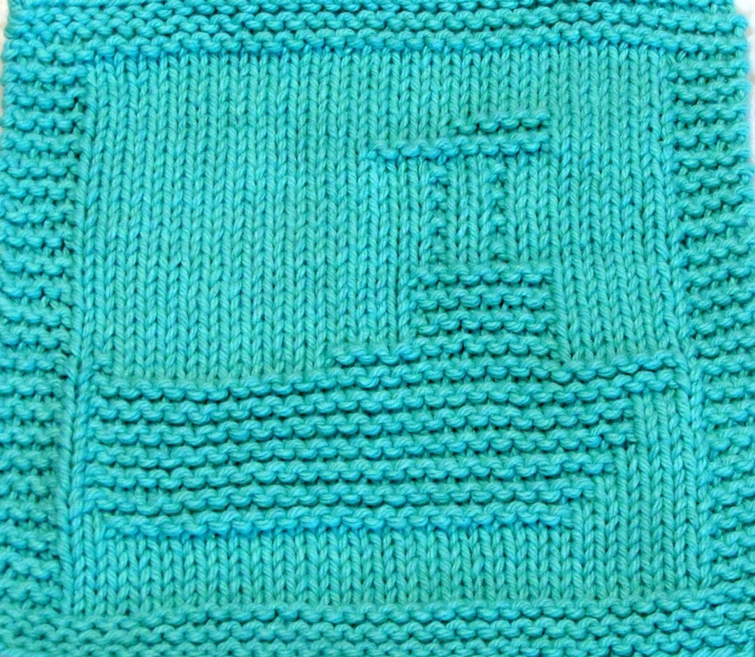 Knitting Cloth Pattern FISHING BOAT PDF - Etsy