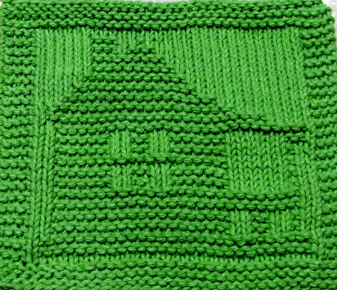 Knitting Cloth Pattern HOUSE PDF Instant Download - Etsy