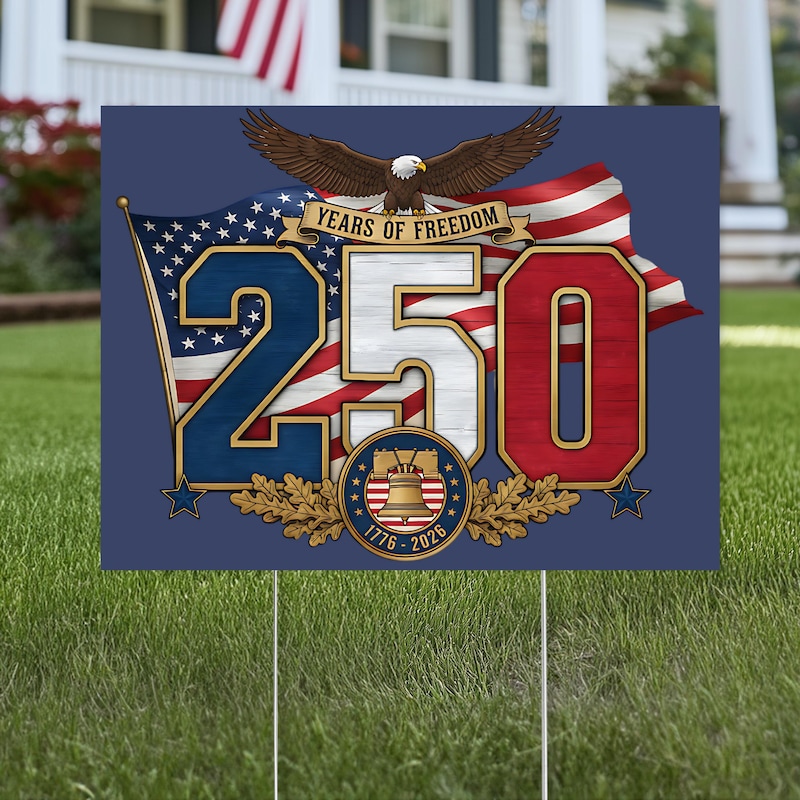 250 Yard Sign - Etsy