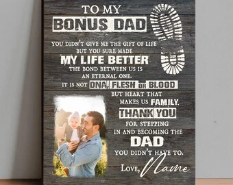 To My Bonus Dad - Etsy