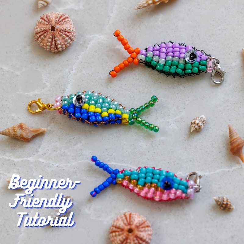 Fish Charms Keychains - Etsy