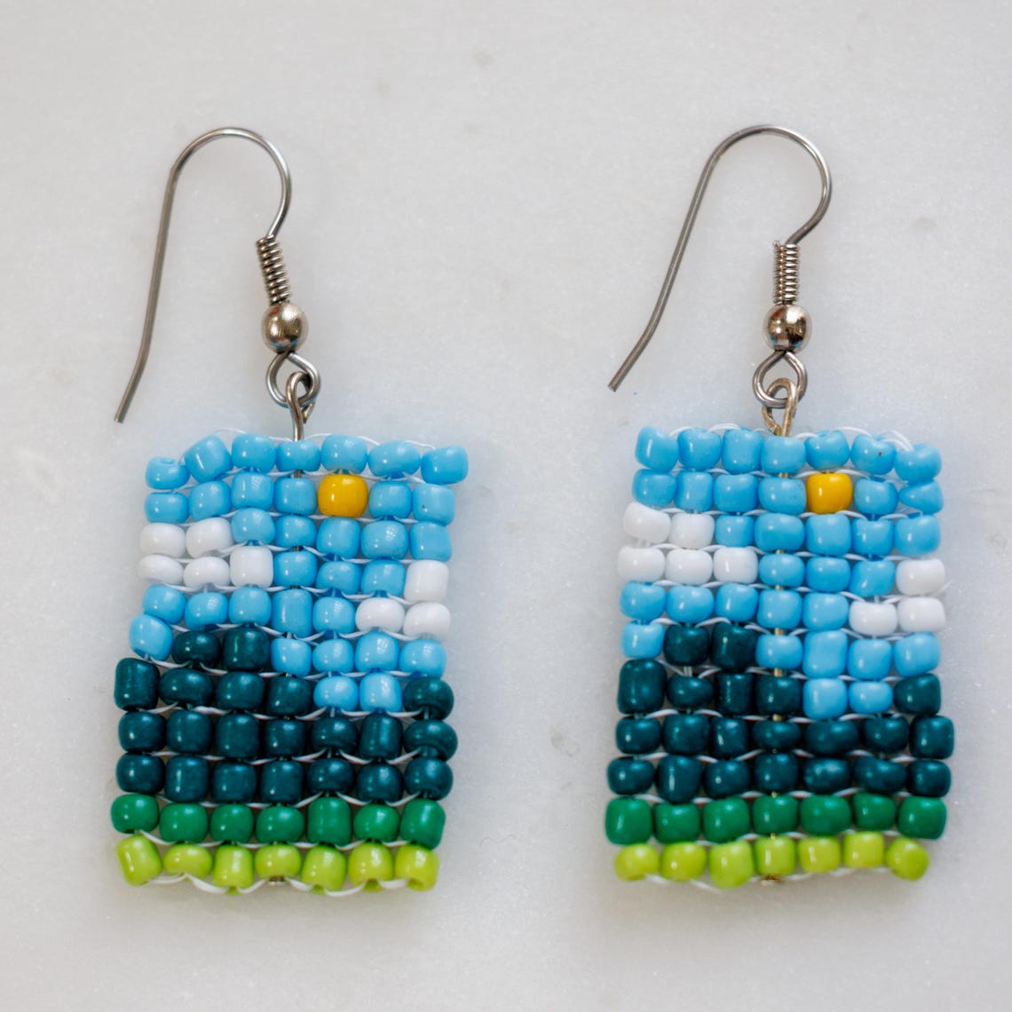 Beaded Pixel Charm Tutorial: Square Stitch Guide (PDF Download) - Etsy