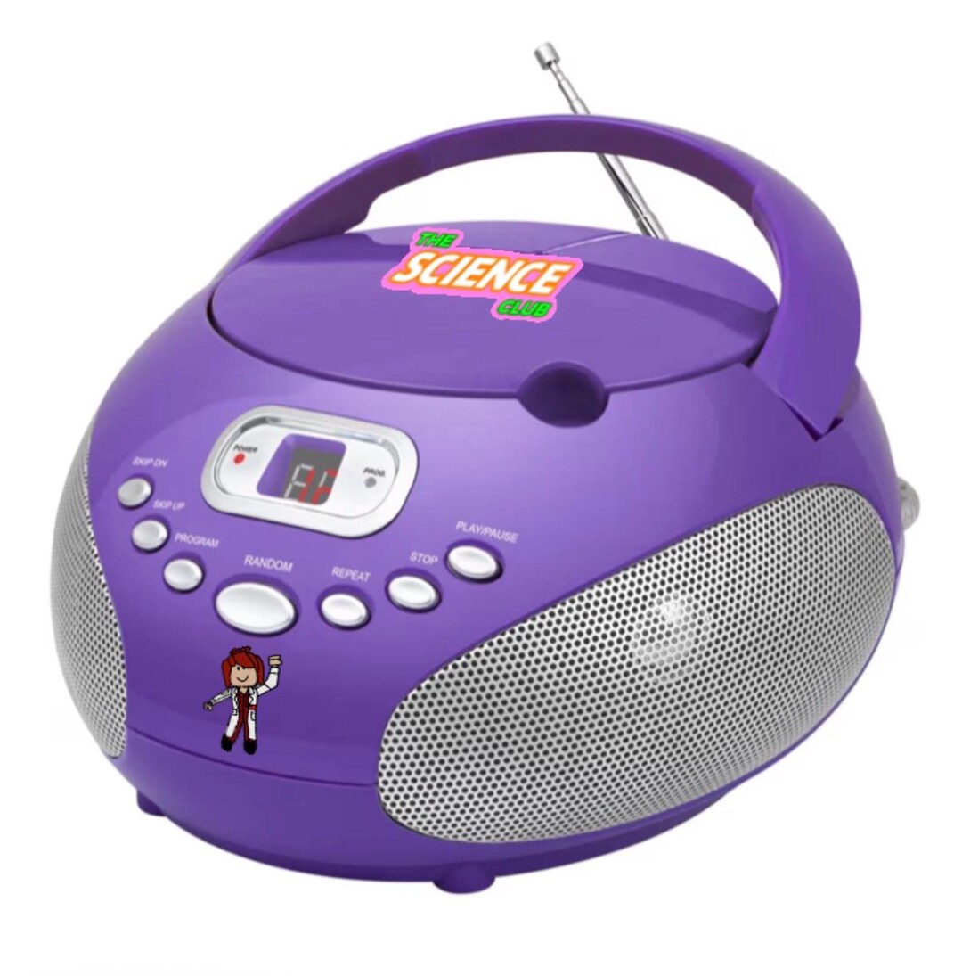 Roblox Portable CD Boombox AM/FM Radio - Layla/purple - Etsy