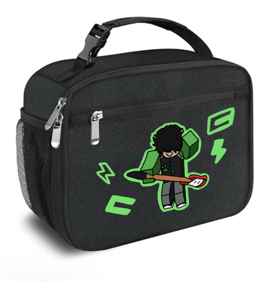 Roblox Lunch Box - Black/green - Etsy