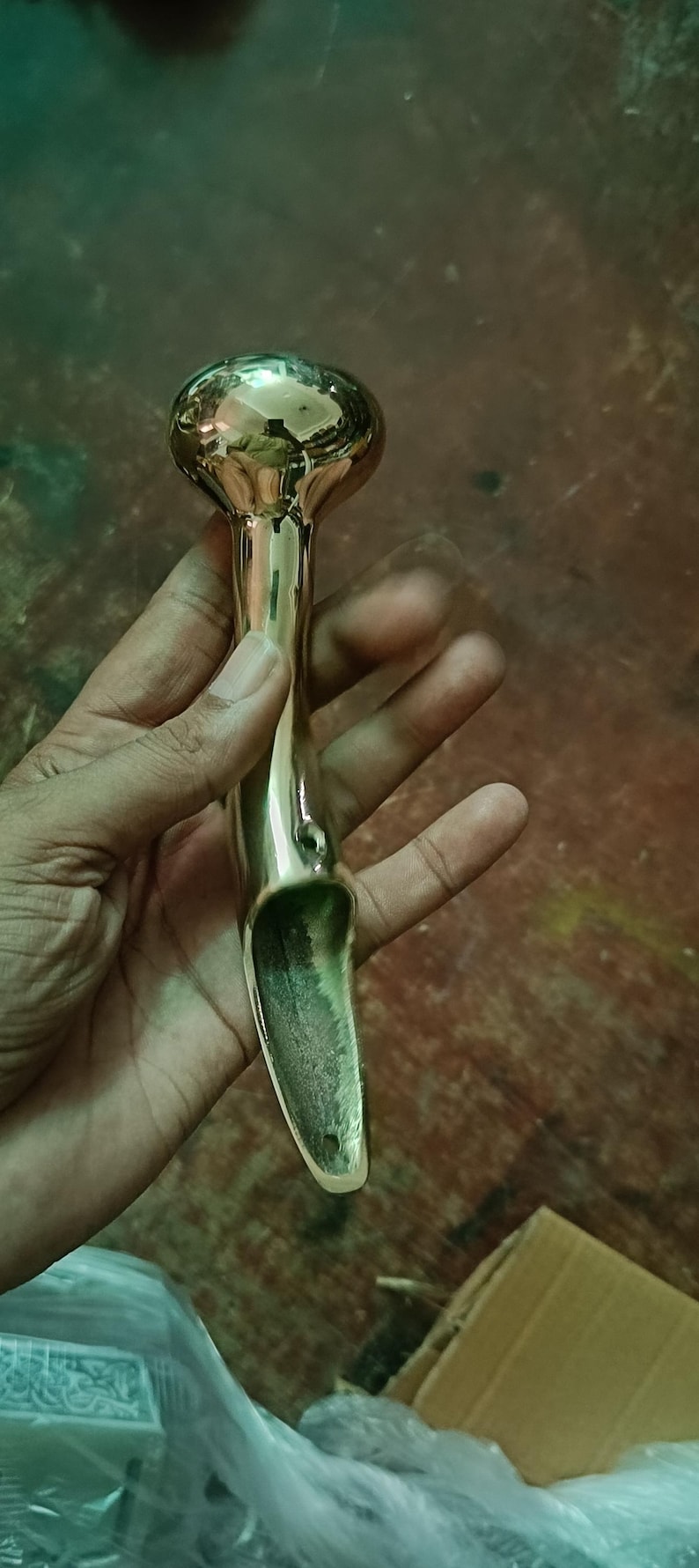 Walking Stick Brass Bubba Heavy Top Handle for Wooden Walking Cane ...