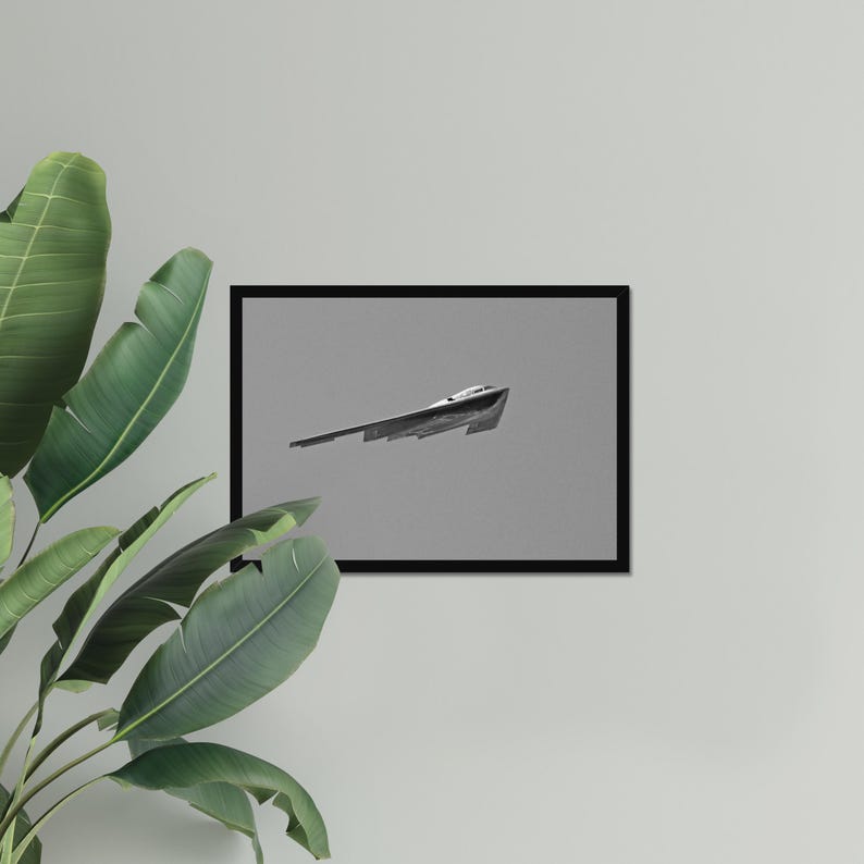 B2 Bomber Fighter Jet Poster, Fighter Jet Print, Fighter Jet Wall Art ...
