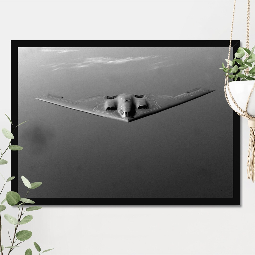 B2 Bomber Fighter Jet Poster, Fighter Jet Print, Fighter Jet Wall Art ...