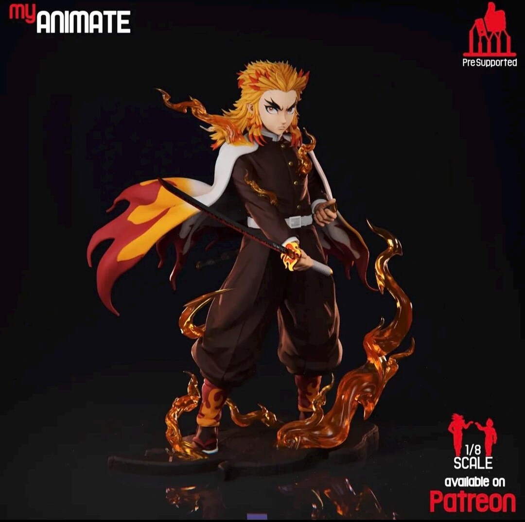 Kyojuro Rengoku 3D Print - Etsy UK