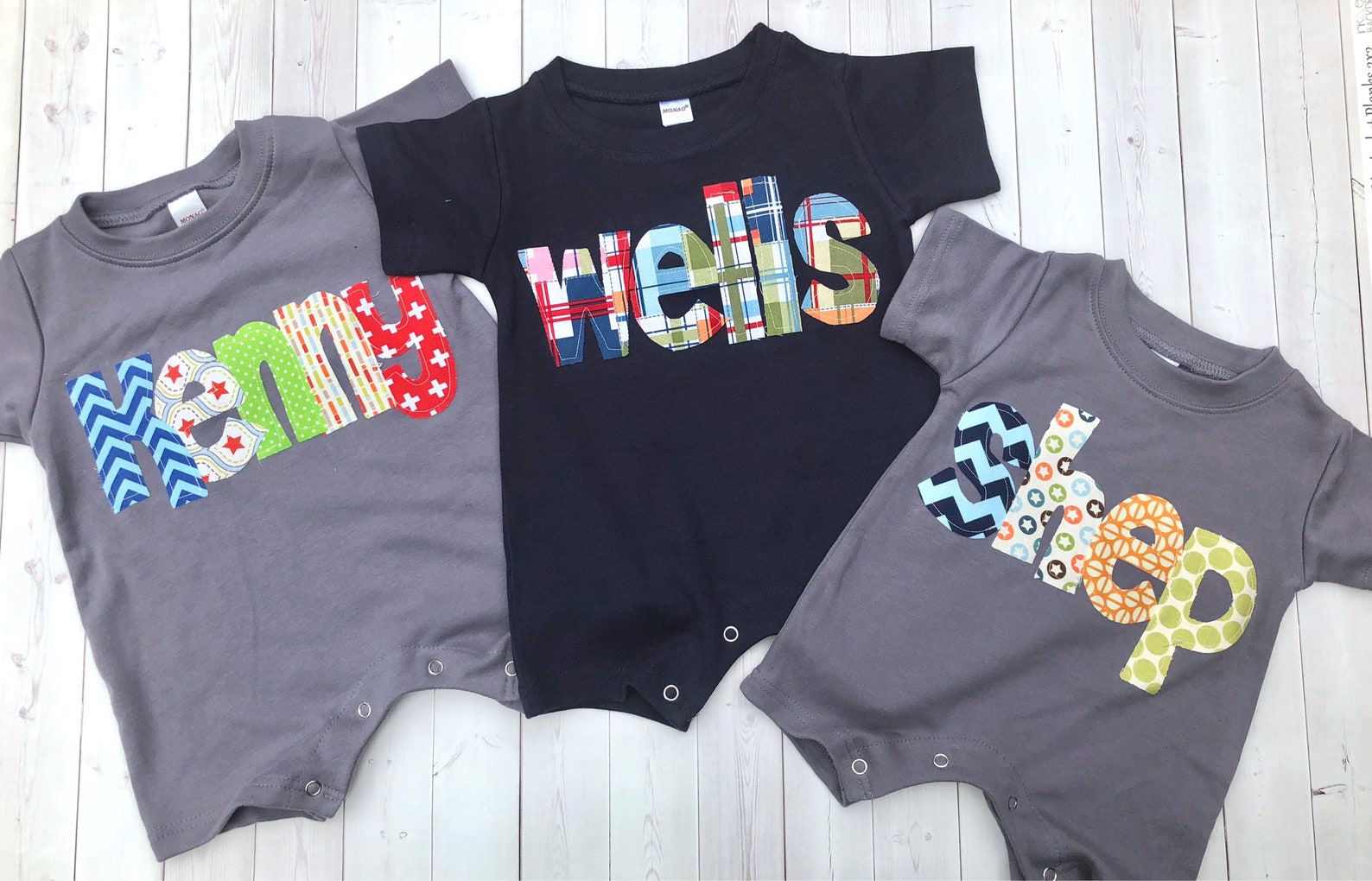 Baby Boy Romper/personalized Romper/baby Shower Gift/baby - Etsy