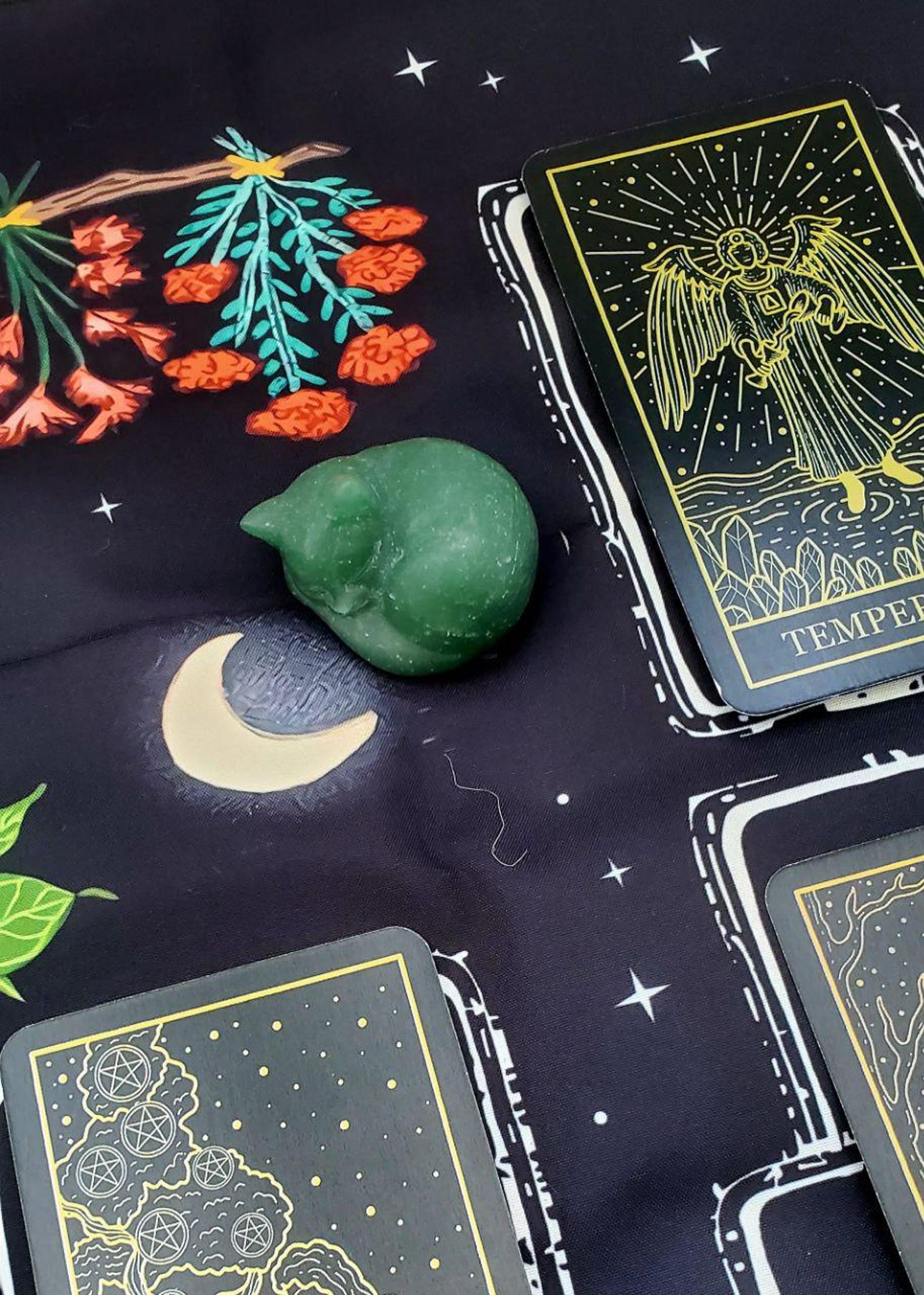 Birthday Wish Ritual Kit: Tarot Cards, Dried Flowers, Moon Notebook - Etsy