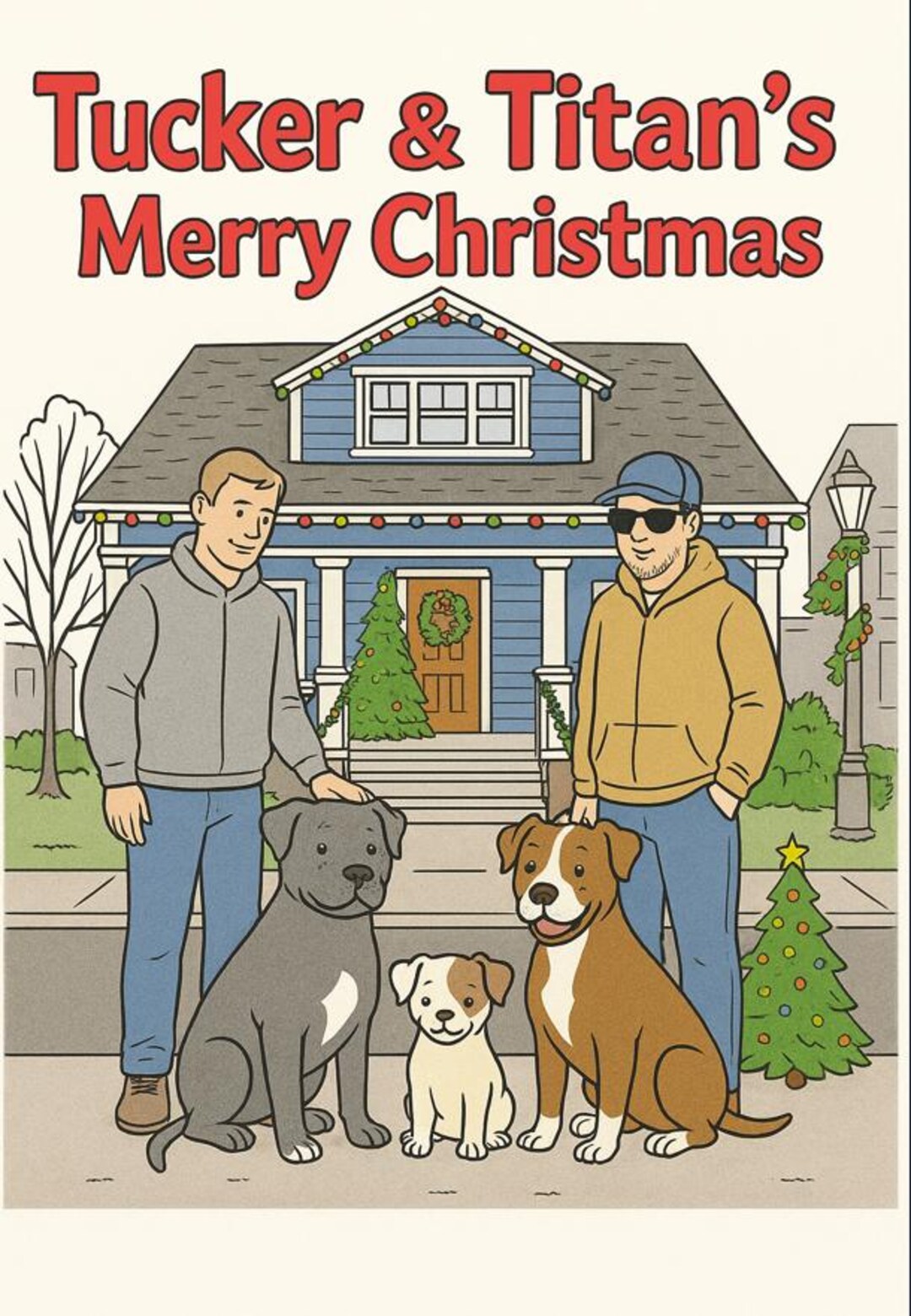 Tucker & Titan Merry Christmas Coloring Book | 47 Printable Holiday ...