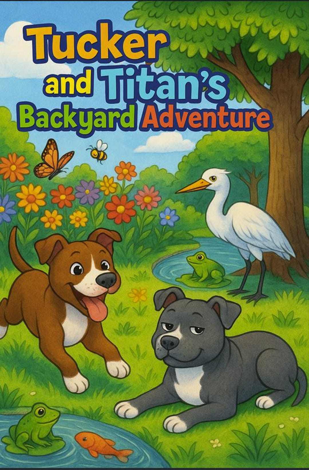 Tucker & Titan Backyard Adventure Coloring Book | 54 Printable Dog ...