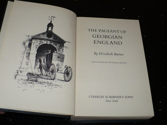 History Books Elizabeth Burton the Pageant Of Georgian | Etsy