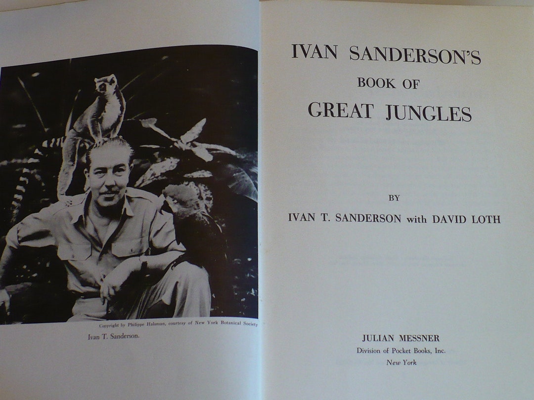 Book of Great Jungles by Ivan Sanderson, Pub. Julian Messer Pocket ...