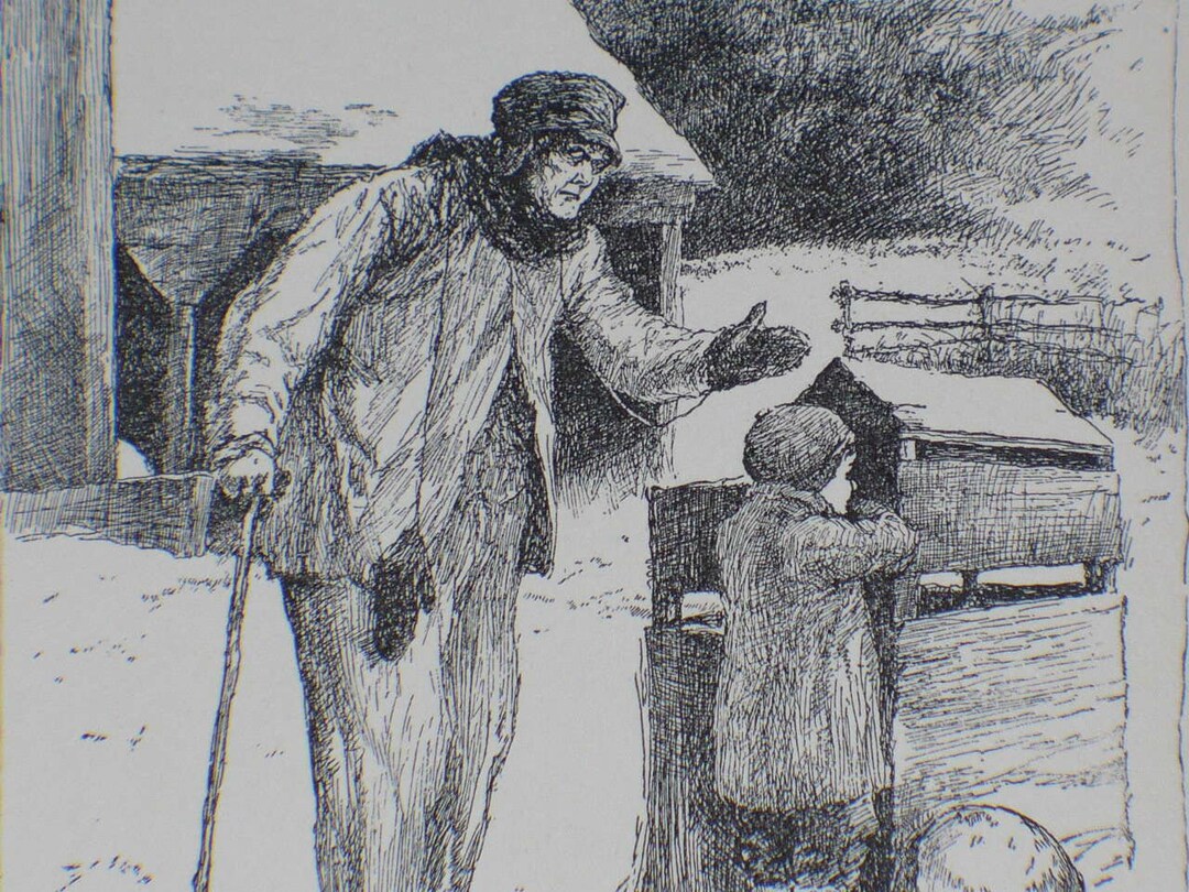 Poetry Books, Illustrations, Poems Here at Home" by James Whitcomb ...