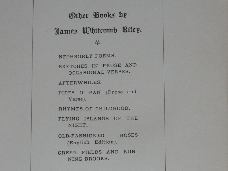 Poetry Books, Illustrations, Poems Here at Home by James Whitcomb Riley ...