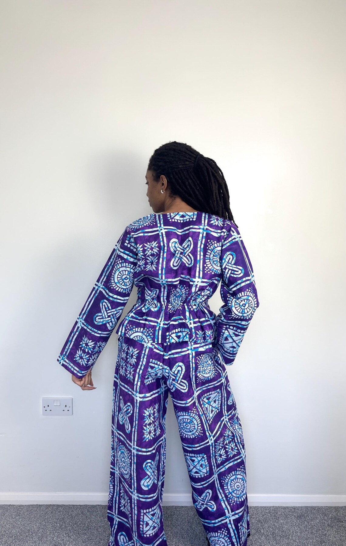 African Print Ankara Top and Trouser Two (2) Piece Set - Etsy
