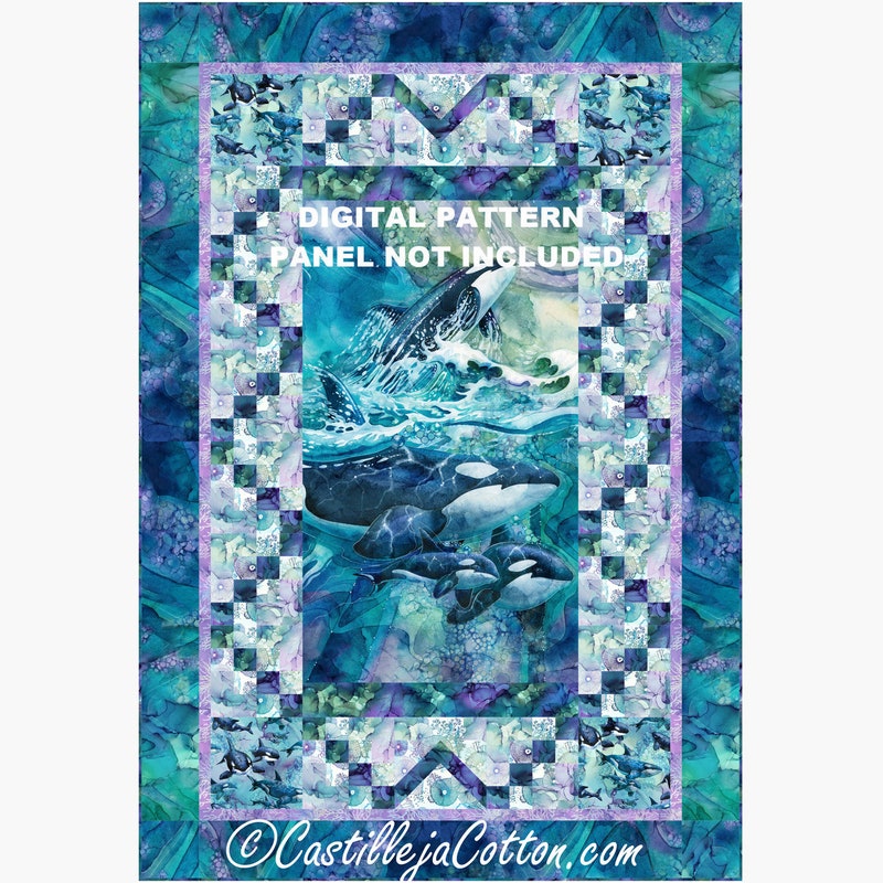 Whale Quilt Pattern - Etsy