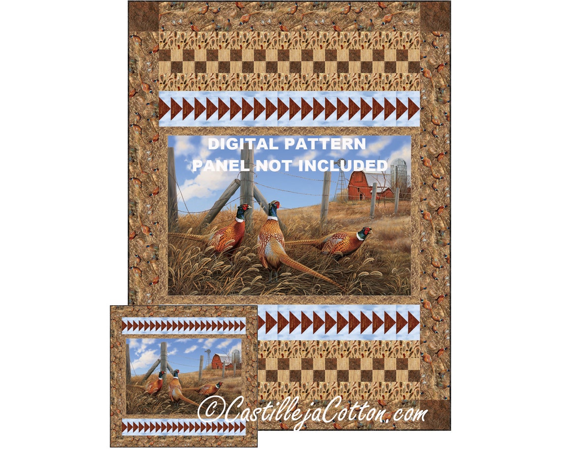 Pheasant Run Quilt Epattern 5210-0e Digital Pattern Bird | Etsy