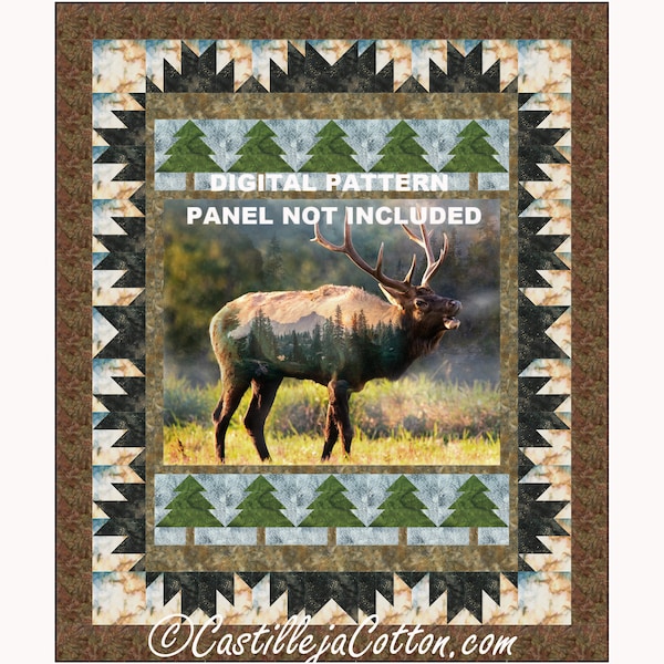 Wildlife Quilt Panel - Etsy