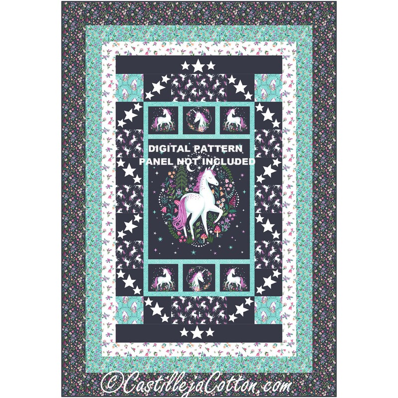 Unicorn Fabric Panel - Etsy