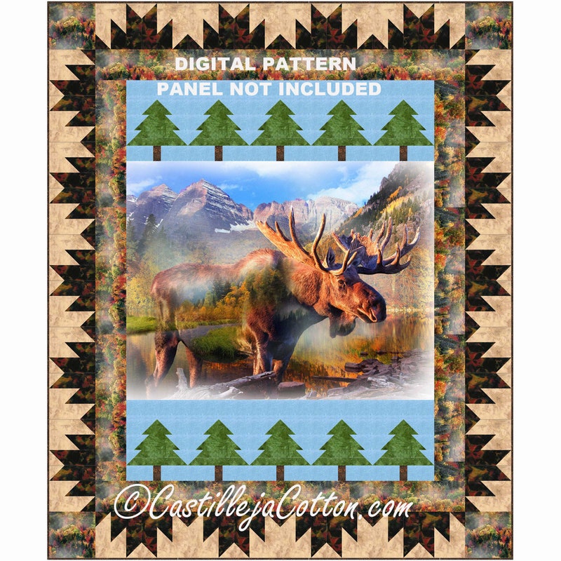 Moose Fabric - Etsy