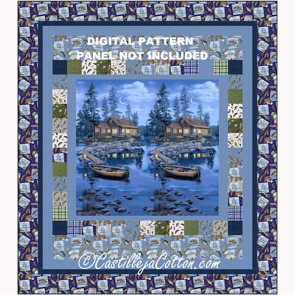 Lakeside Cabin Pattern - Etsy