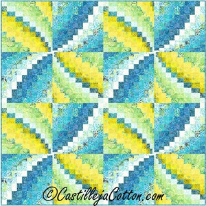 Bargello Pinwheels Splash Quilt Epattern, 4867-7e, Digital Pattern, Bed Topper Quilt, Timeless ...