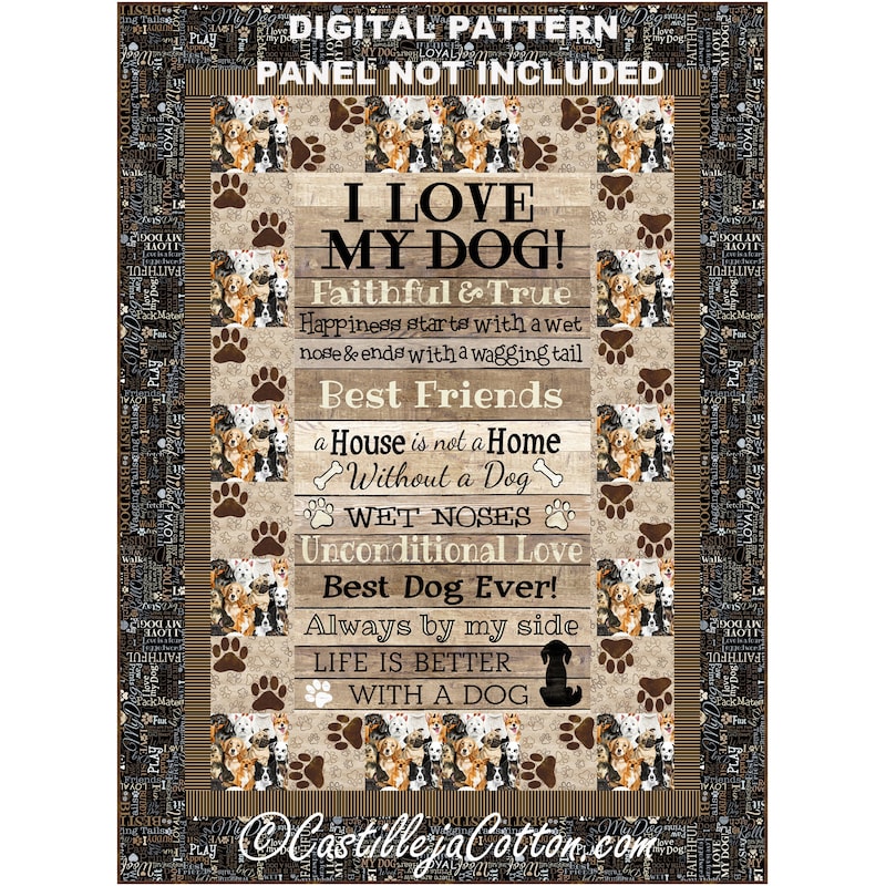 Dog Fabric Panels - Etsy